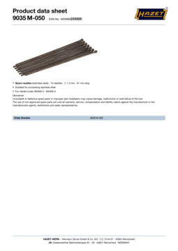 9035M-050 - HAZET – Das Werkzeug