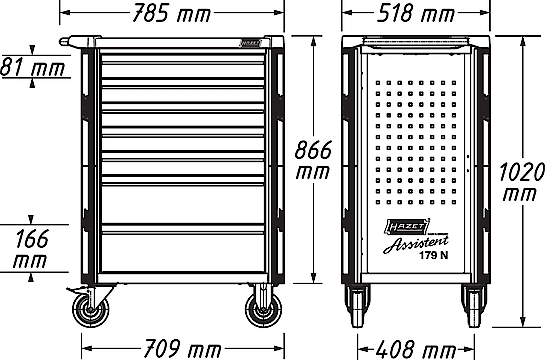 179N-8-RAL7021 - HAZET – Das Werkzeug